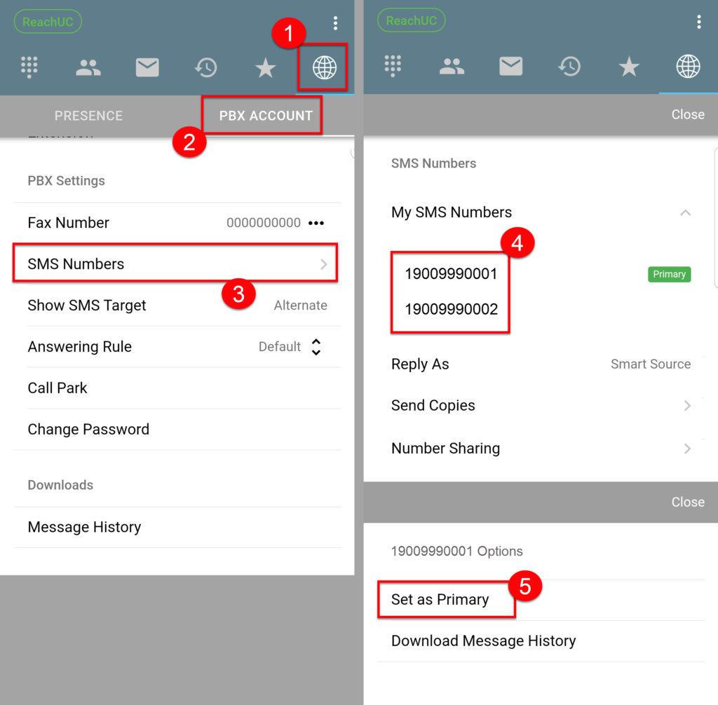 SMS Caller ID ReachUC SMS Caller ID ReachUC
