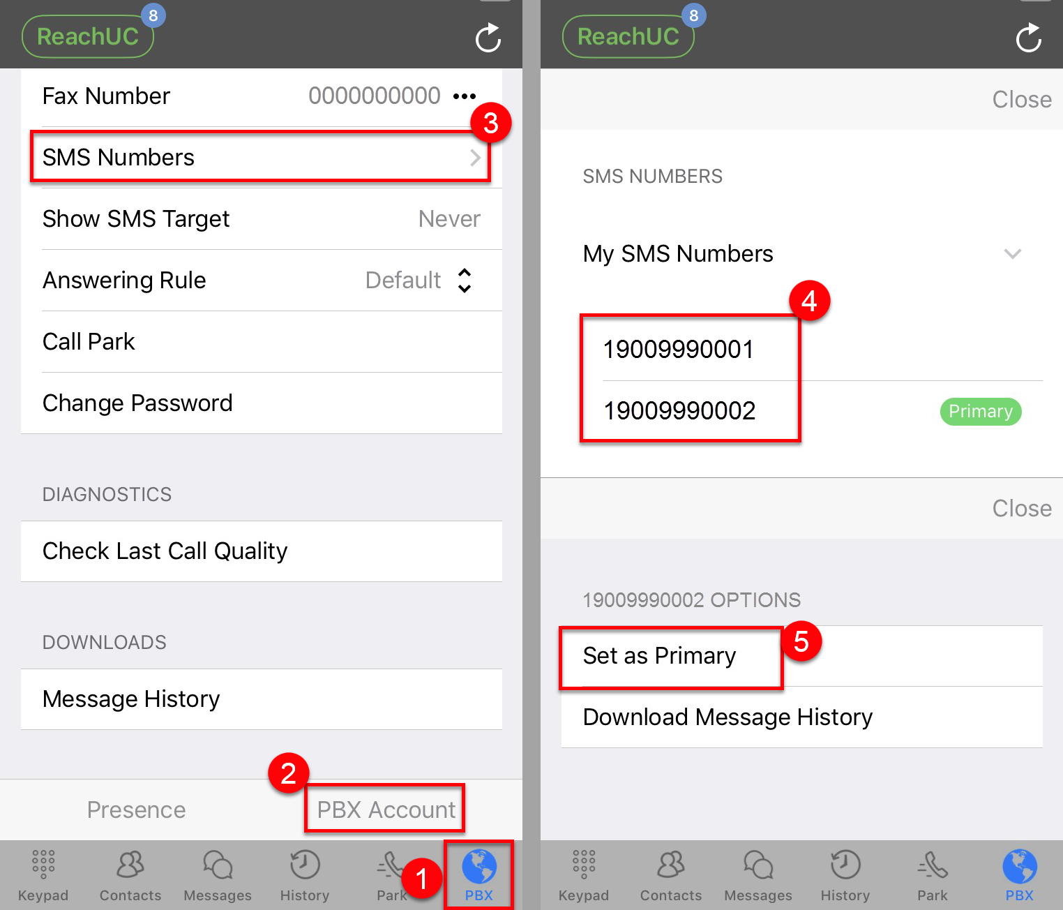 SMS Caller ID | ReachUC