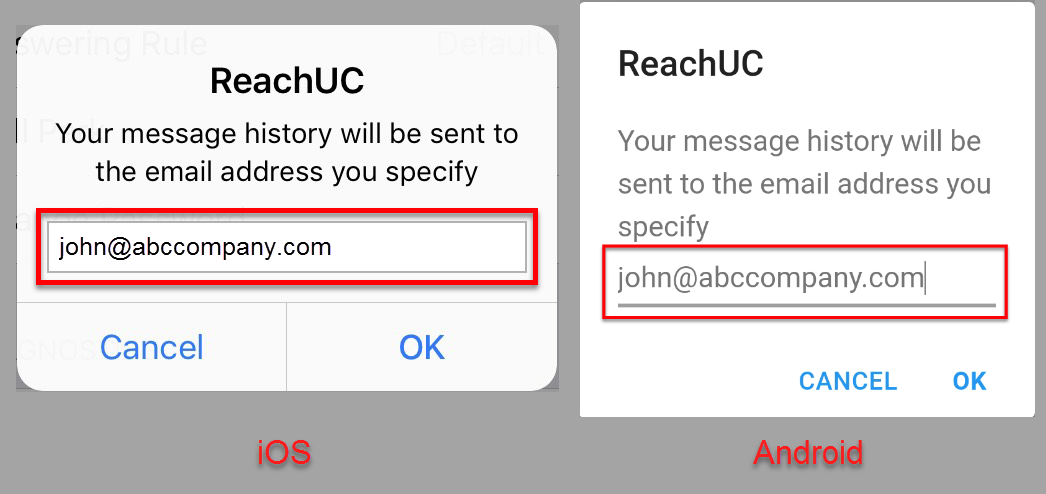 Download Message History | ReachUC