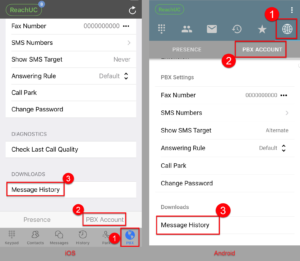 Download Message History | ReachUC